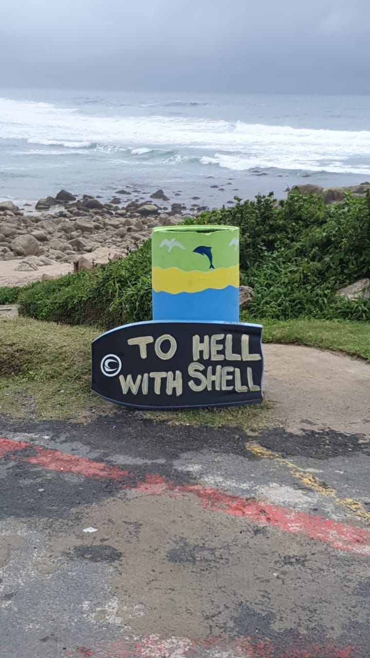 Stopping Shell Oil in the pouring rain! - The Sardine News