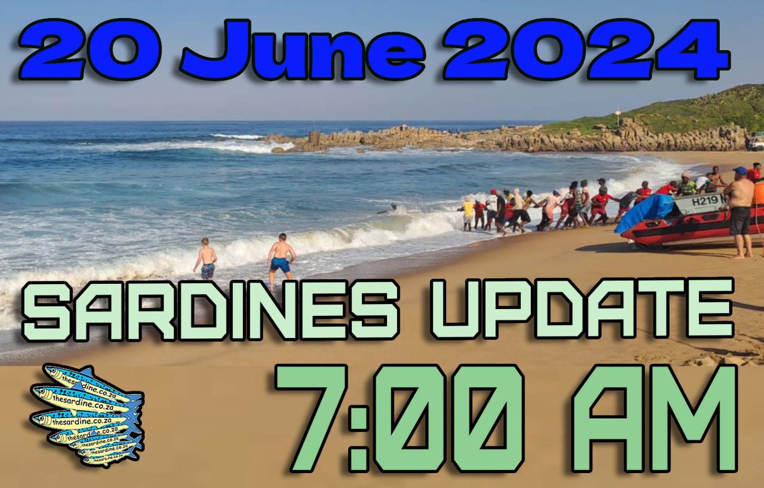 20 June 2024 7 AM Sardine Run Report KZN by Adam Kamdar in Durban - The ...