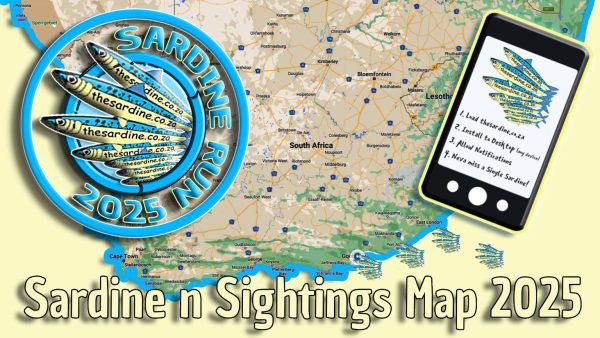 Sardines and Sightings Map 2025 - The Sardine News