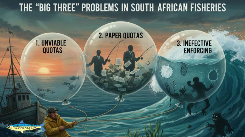The “Big Three” problems in South African Fisheries - The Sardine News